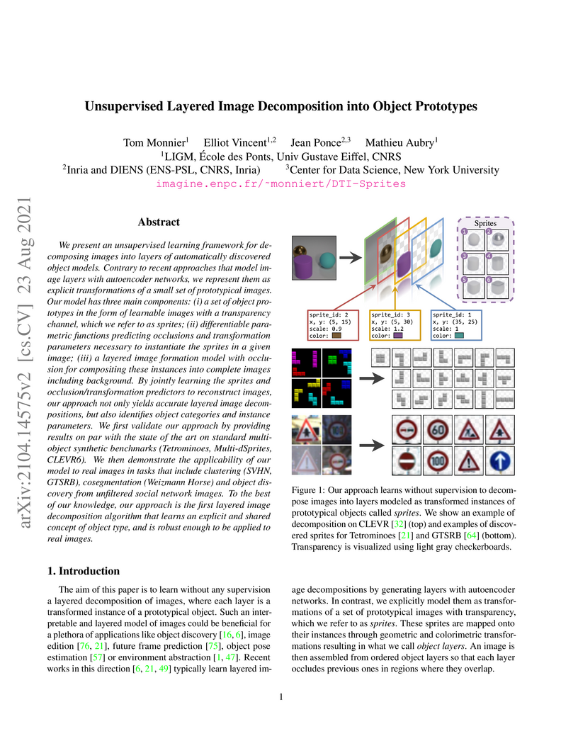 Unsupervised Layered Image Decomposition into Object Prototypes | alphaXiv