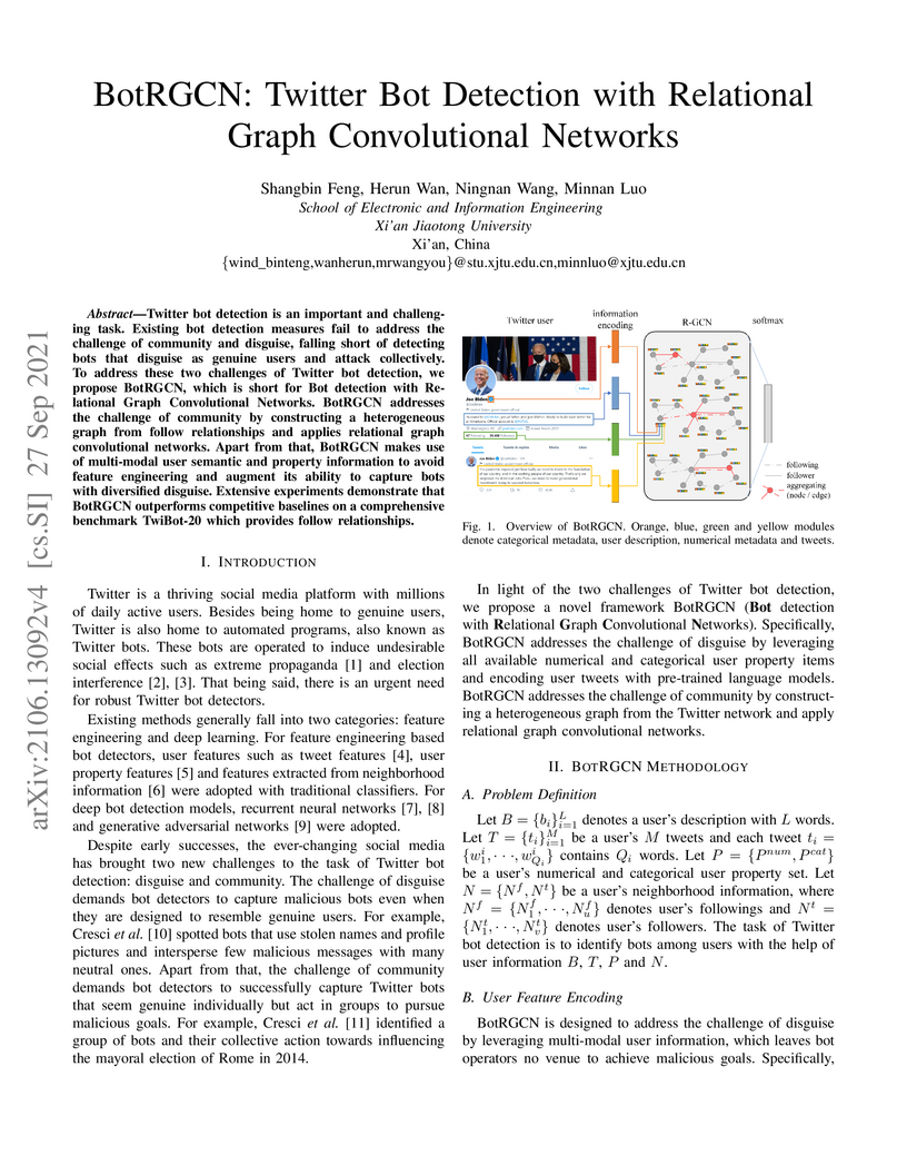 BotRGCN: Twitter Bot Detection with Relational Graph Convolutional ...