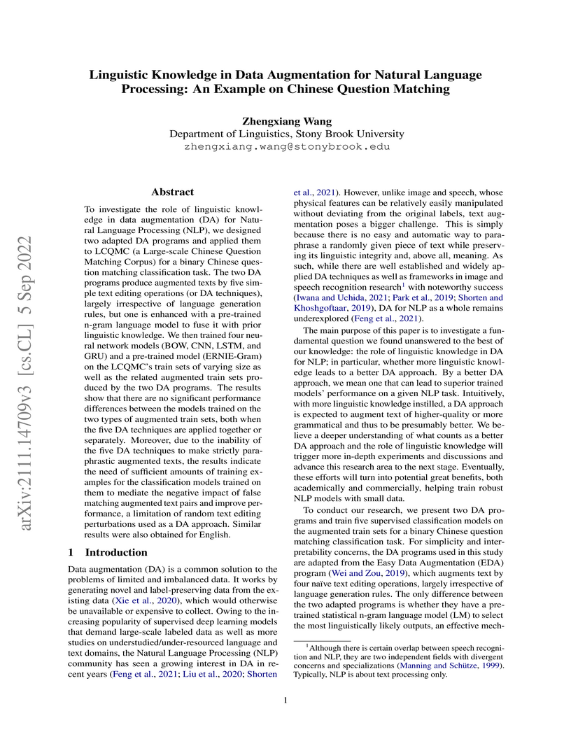 Linguistic Knowledge in Data Augmentation for Natural Language ...