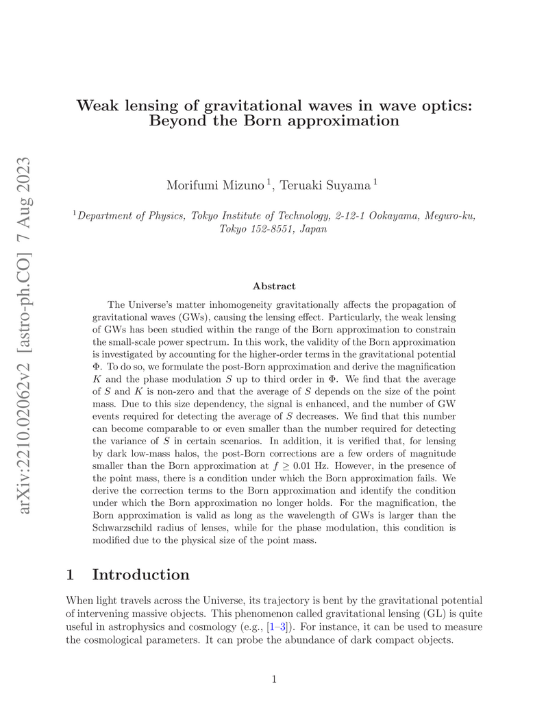 Weak lensing of gravitational waves in wave optics: Beyond the Born approximation | alphaXiv