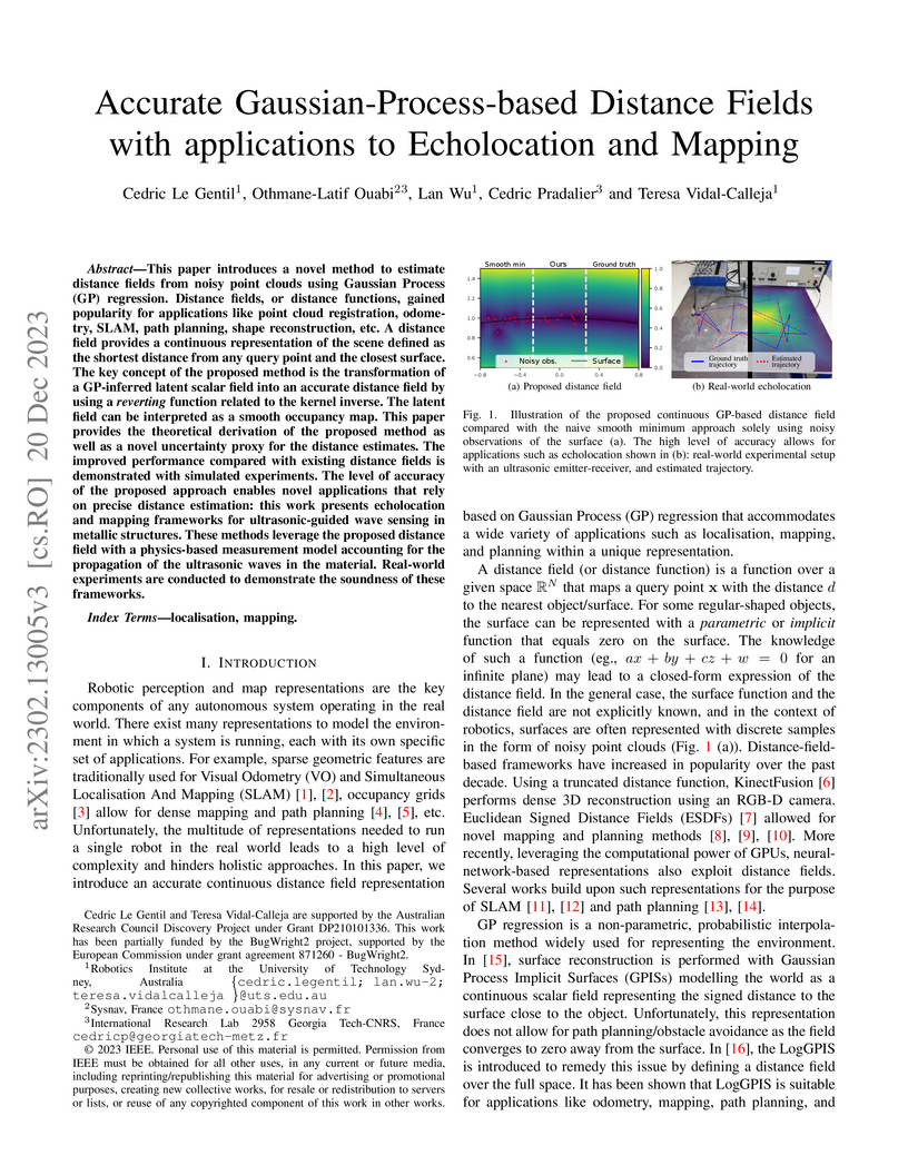 Accurate Gaussian-Process-based Distance Fields with applications to ...