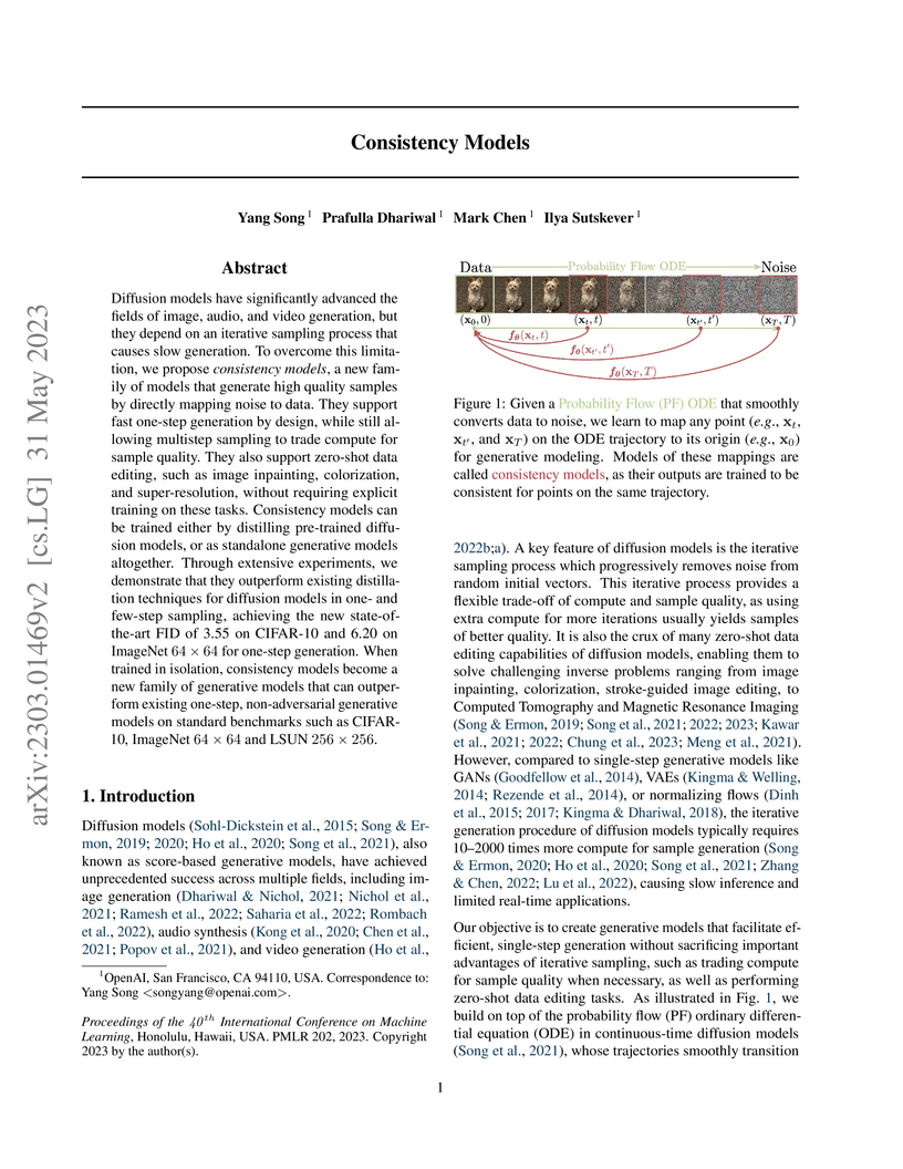 Consistency Models | alphaXiv