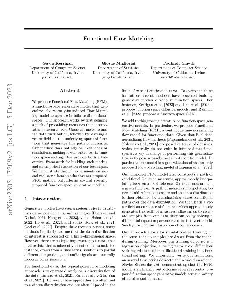 Functional Flow Matching | alphaXiv