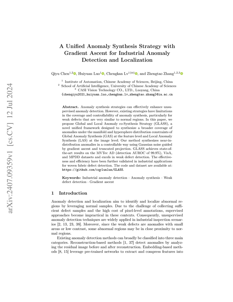 A Unified Anomaly Synthesis Strategy with Gradient Ascent for ...