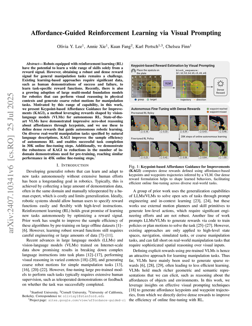 Affordance-Guided Reinforcement Learning via Visual Prompting | alphaXiv
