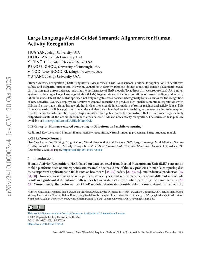 Large Language Model-Guided Semantic Alignment for Human Activity ...