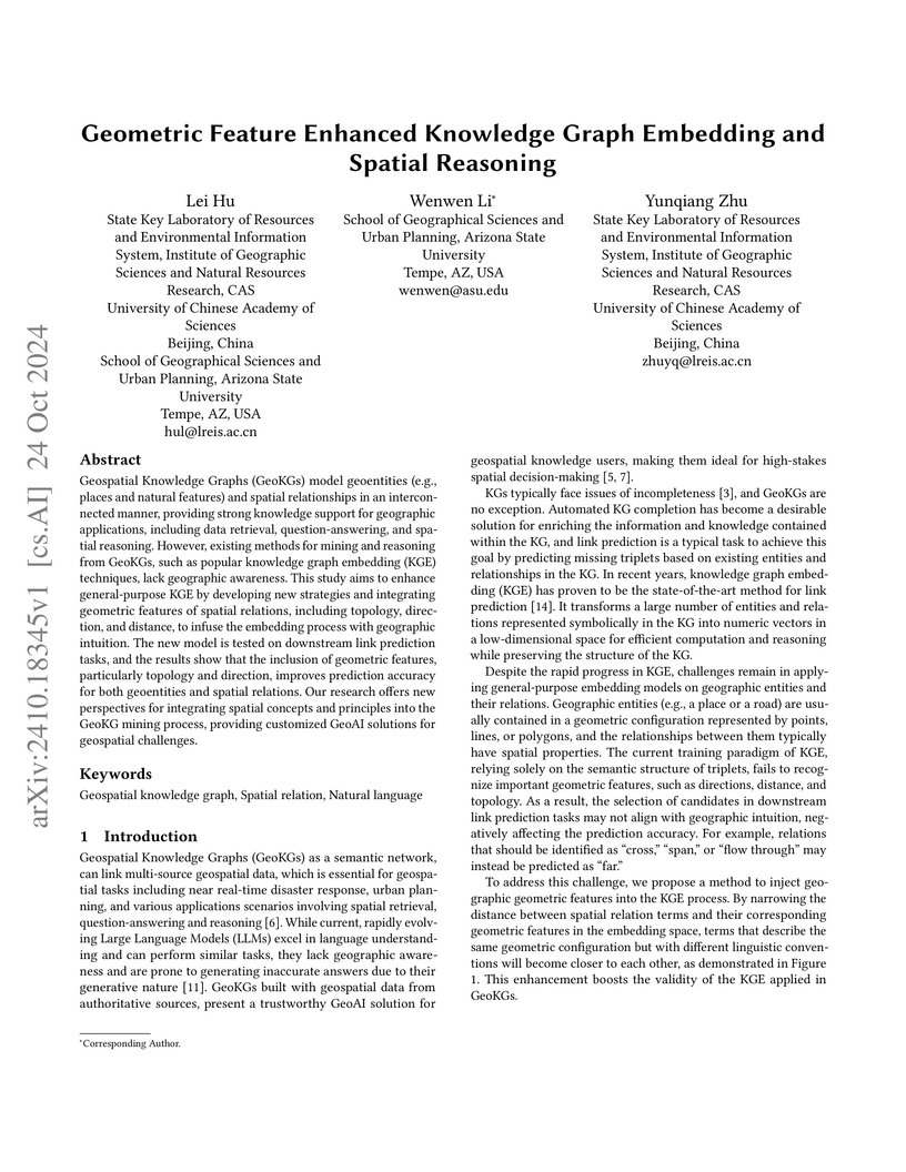 Geometric Feature Enhanced Knowledge Graph Embedding and Spatial ...