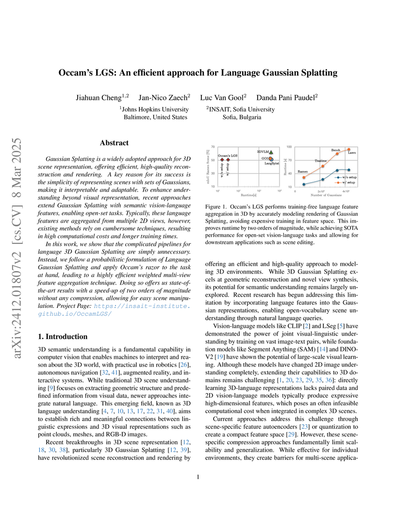 Occam's LGS: An Efficient Approach for Language Gaussian Splatting ...