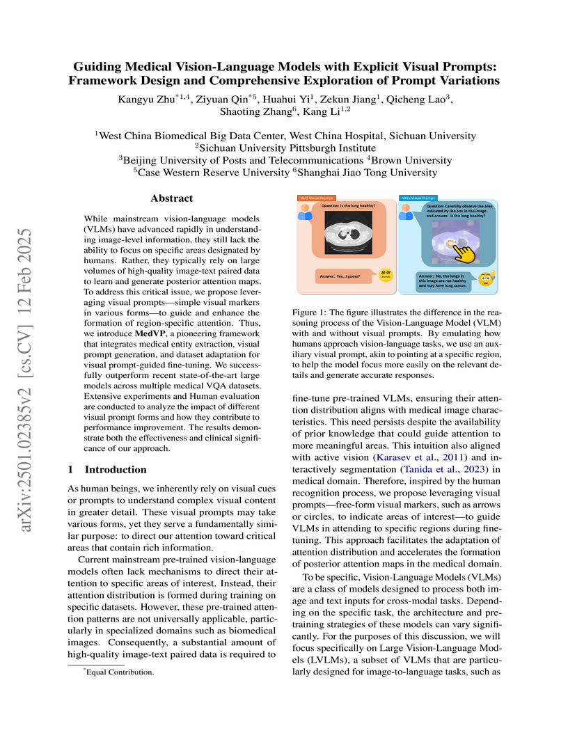Guiding Medical Vision-Language Models with Explicit Visual Prompts ...