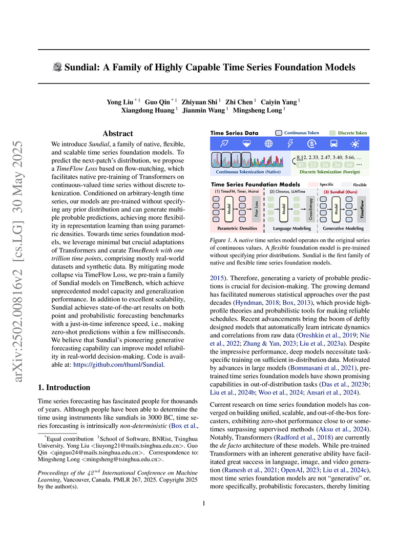 Sundial: A Family of Highly Capable Time Series Foundation Models ...