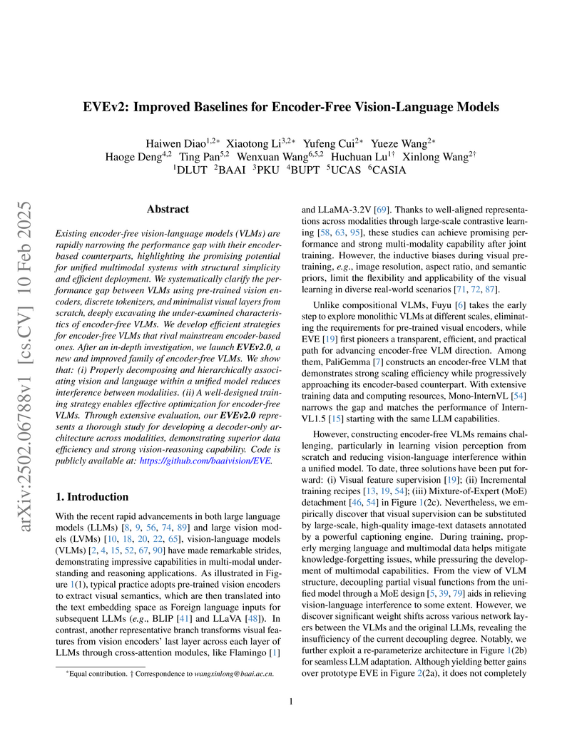 EVEv2: Improved Baselines for Encoder-Free Vision-Language Models ...