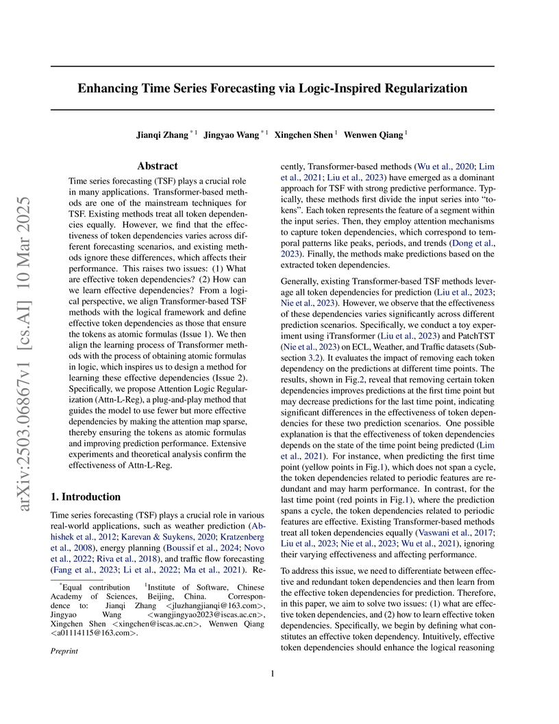Enhancing Time Series Forecasting via Logic-Inspired Regularization | alphaXiv