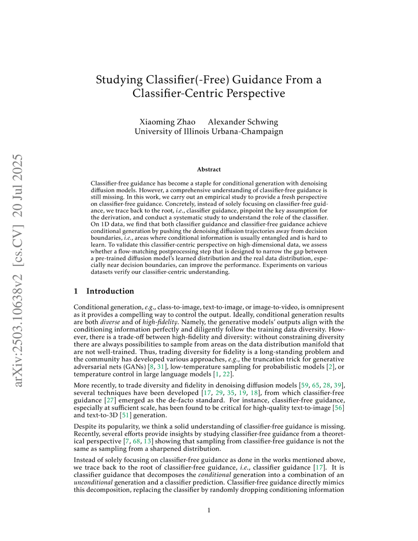 Studying Classifier(-Free) Guidance From a Classifier-Centric ...