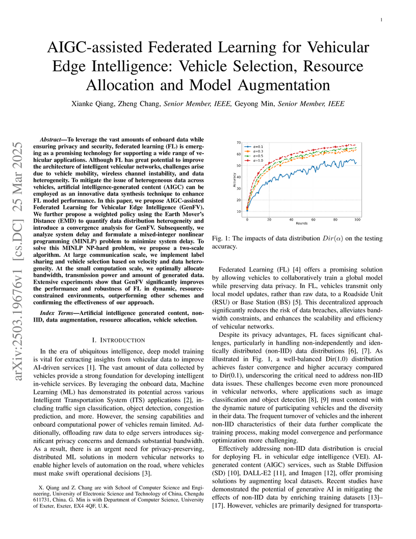 AIGC-assisted Federated Learning for Vehicular Edge Intelligence ...