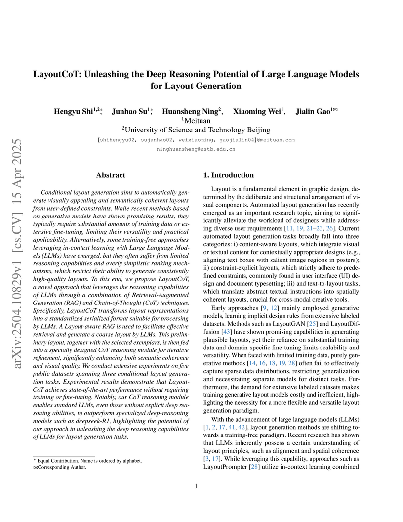 LayoutCoT: Unleashing the Deep Reasoning Potential of Large Language Models for Layout ...