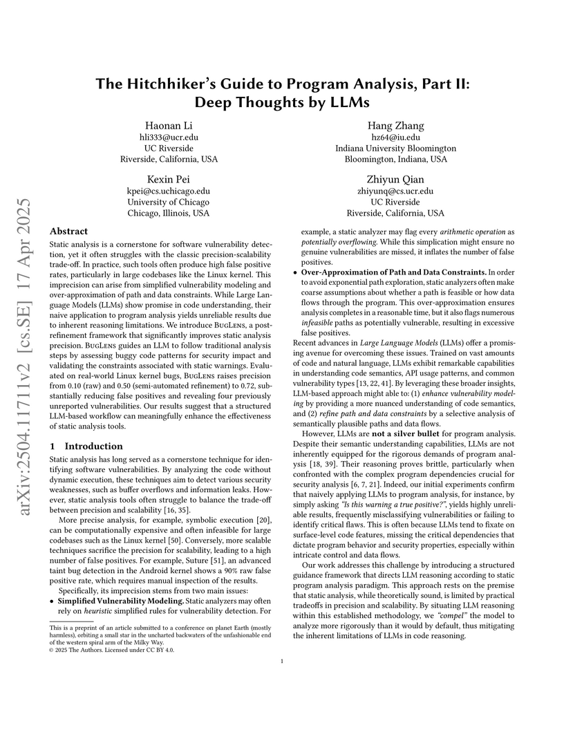 The Hitchhiker's Guide to Program Analysis, Part II: Deep Thoughts by ...