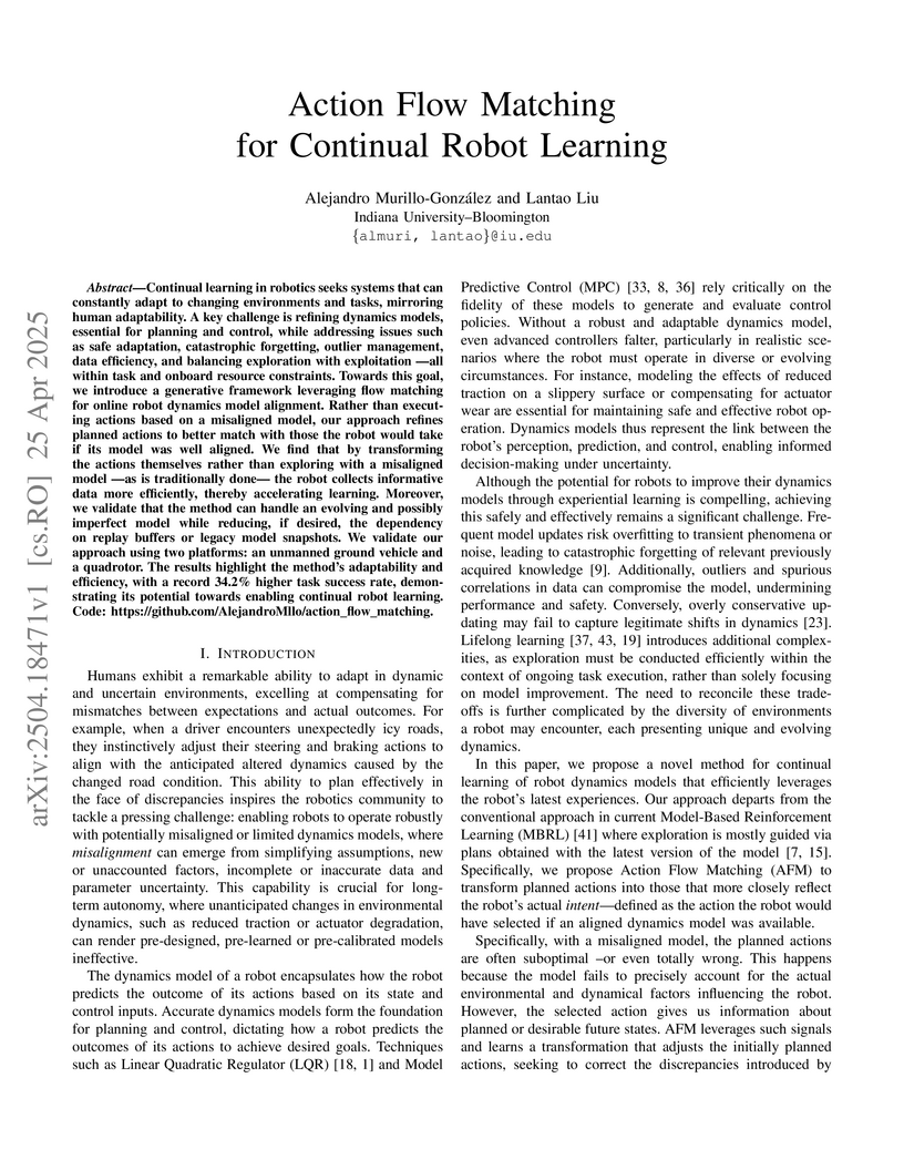 Action Flow Matching for Continual Robot Learning | alphaXiv