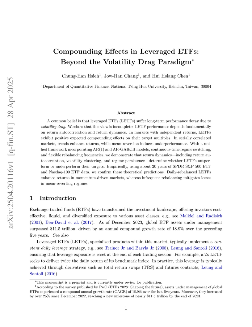 Compounding Effects in Leveraged ETFs: Beyond the Volatility Drag Paradigm | alphaXiv