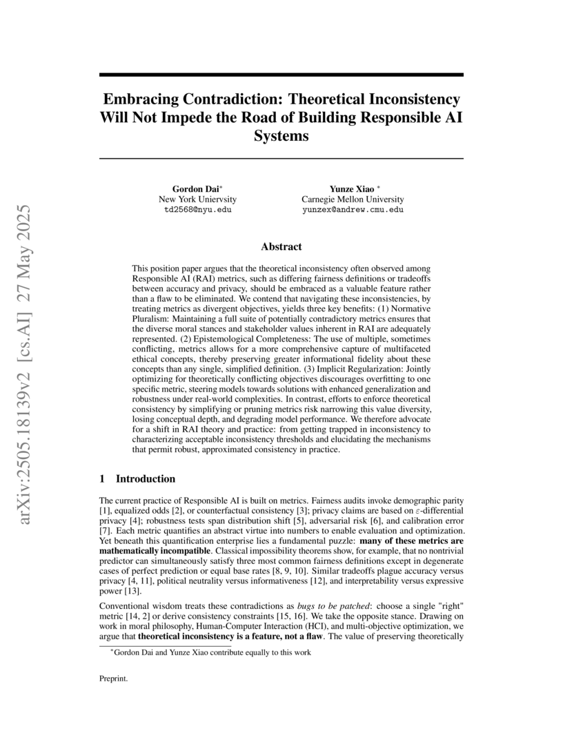 Embracing Contradiction: Theoretical Inconsistency Will Not Impede the ...