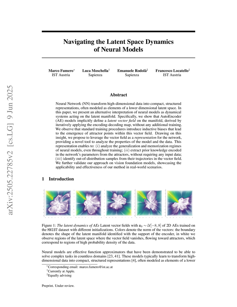 Navigating the Latent Space Dynamics of Neural Models | alphaXiv