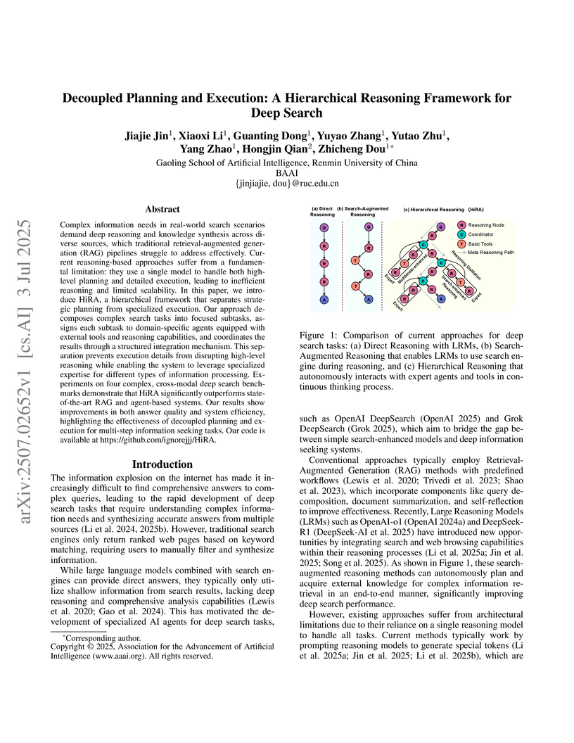 Decoupled Planning and Execution: A Hierarchical Reasoning Framework ...