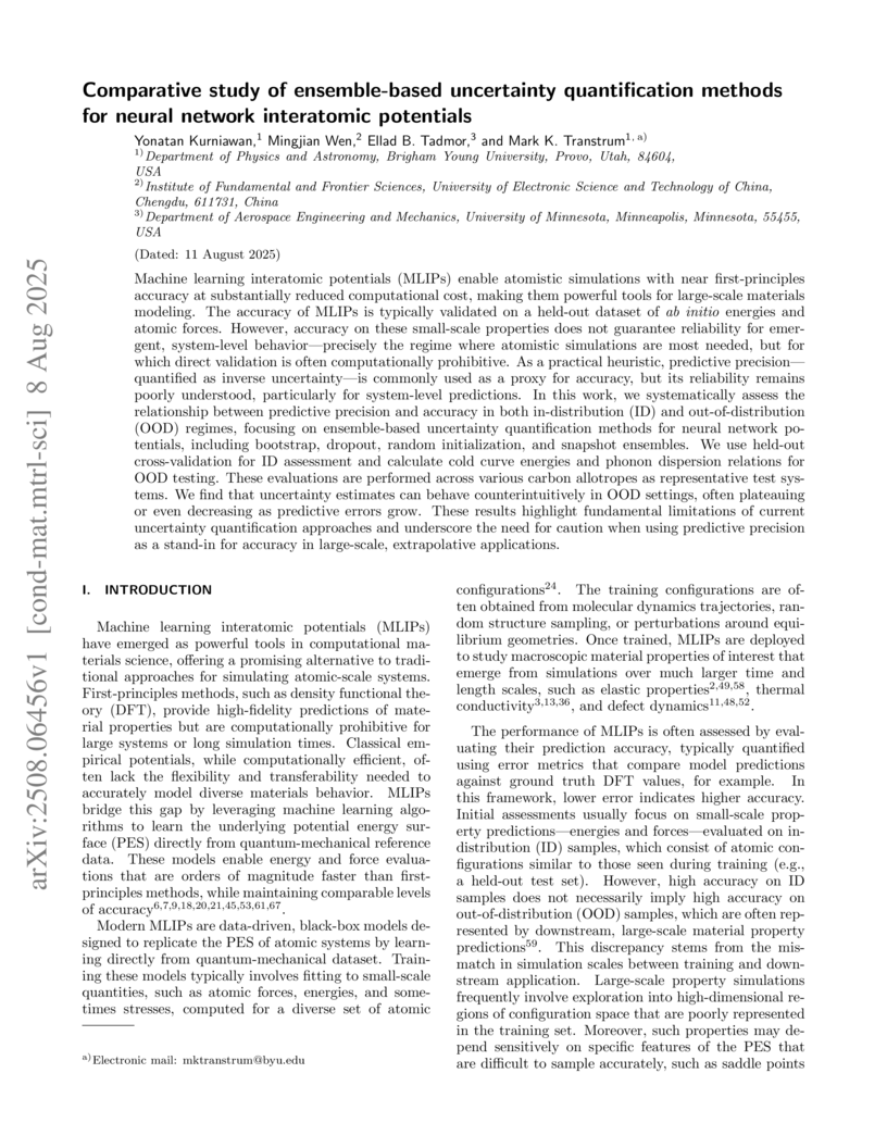 Comparative study of ensemble-based uncertainty quantification methods for neural network ...