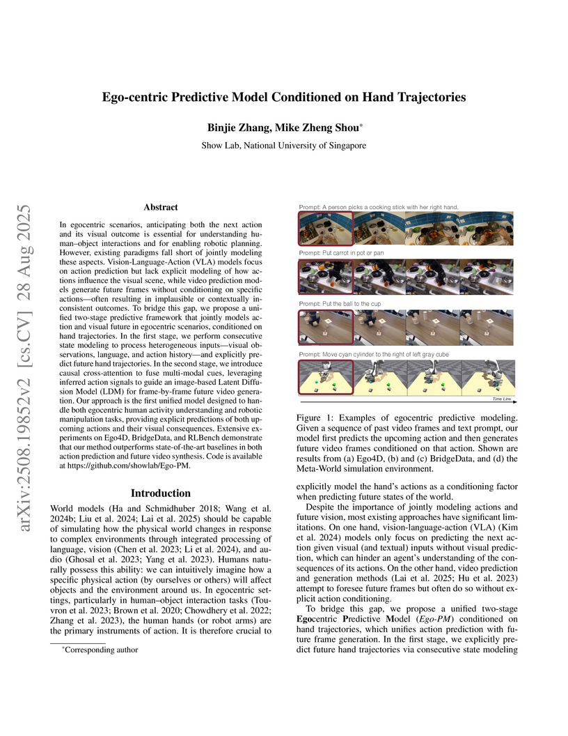 Ego-centric Predictive Model Conditioned on Hand Trajectories | alphaXiv