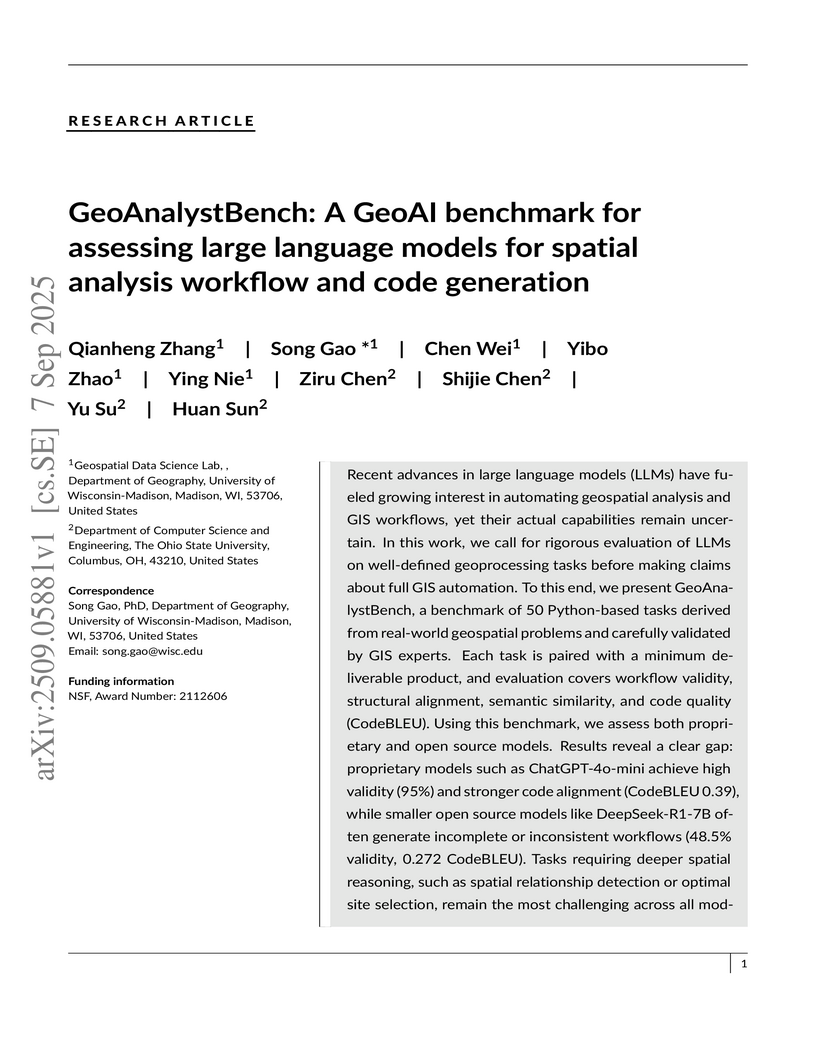 GeoAnalystBench: A GeoAI benchmark for assessing large language models ...