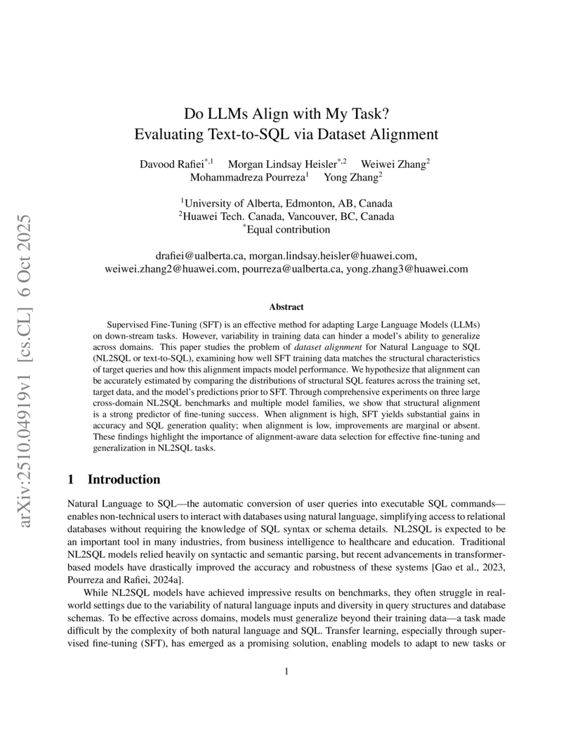 Do LLMs Align with My Task? Evaluating Text-to-SQL via Dataset ...