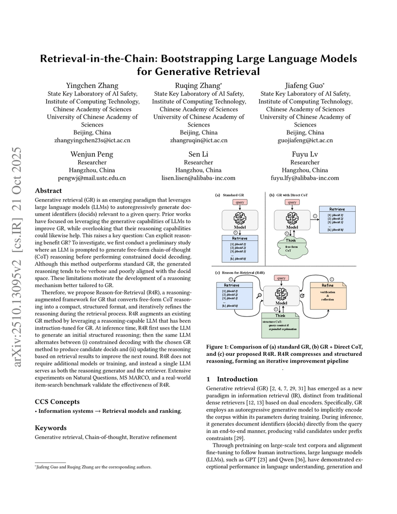Retrieval-in-the-Chain: Bootstrapping Large Language Models for ...
