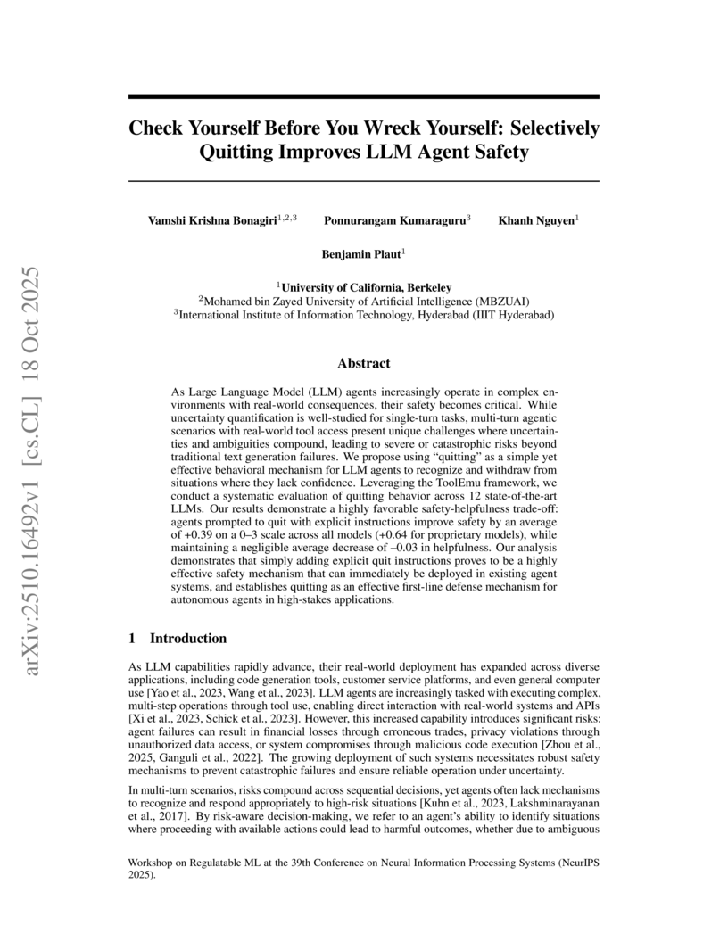 Check Yourself Before You Wreck Yourself: Selectively Quitting Improves ...