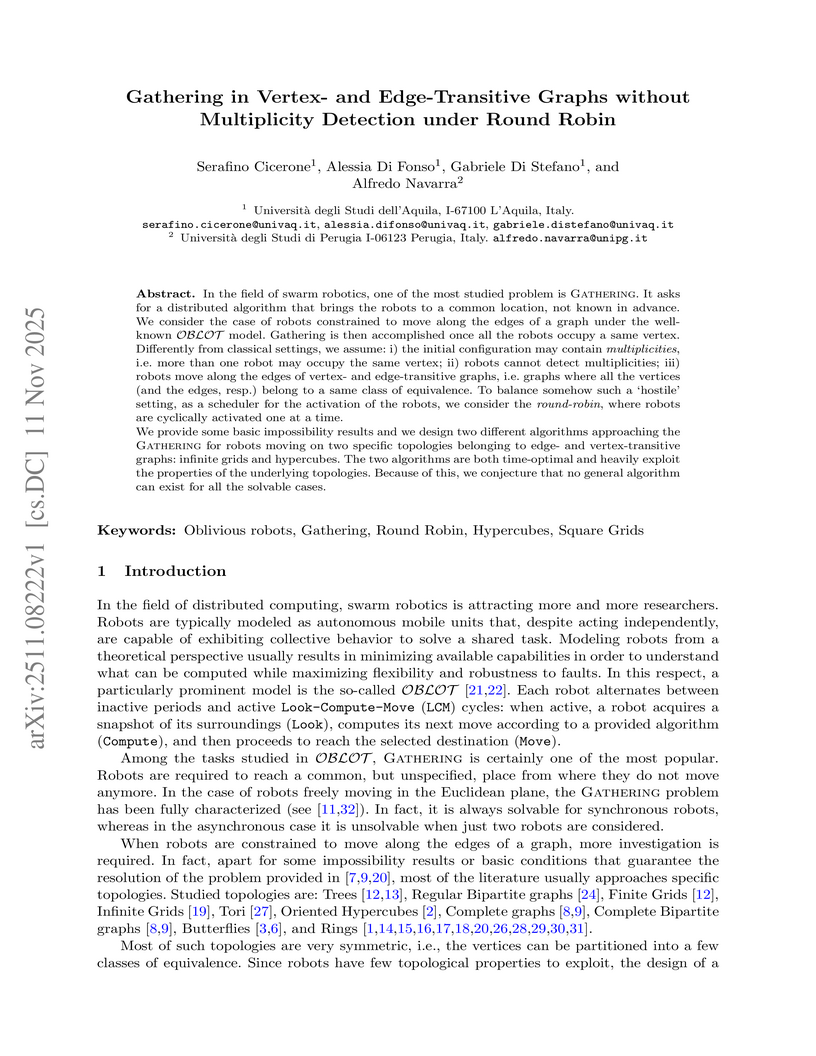 Gathering in Vertex- and Edge-Transitive Graphs without Multiplicity ...