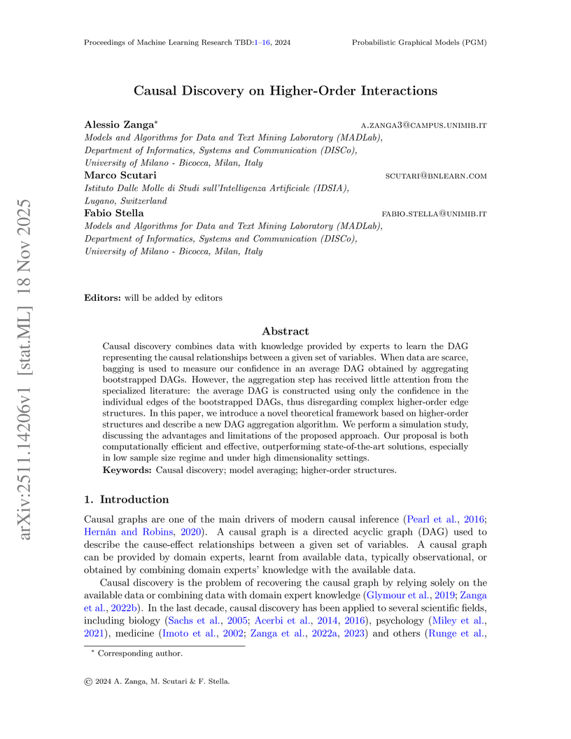 Causal Discovery on Higher-Order Interactions | alphaXiv